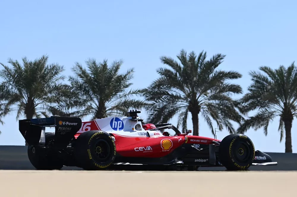 Ferrari surprises F1 paddock in Bahrain with new wing behind SF-26 exhaust