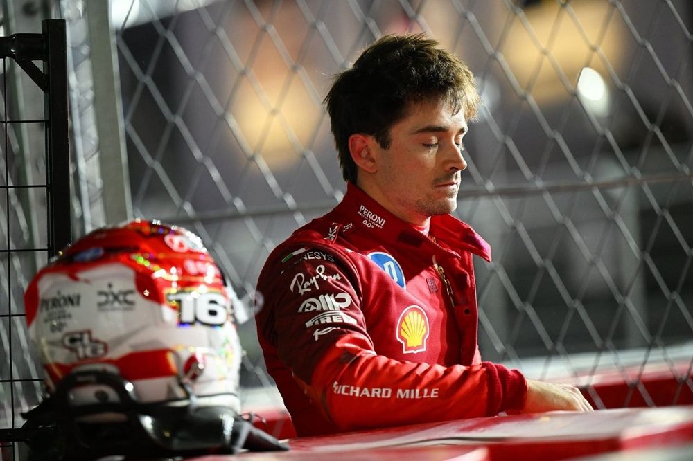 Charles Leclerc explains Ferrari’s wet-weather nightmare in Las Vegas ...