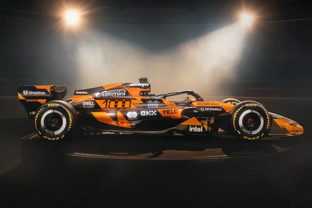 McLaren viert in Monaco duizendste Formule 1-race met speciale livery