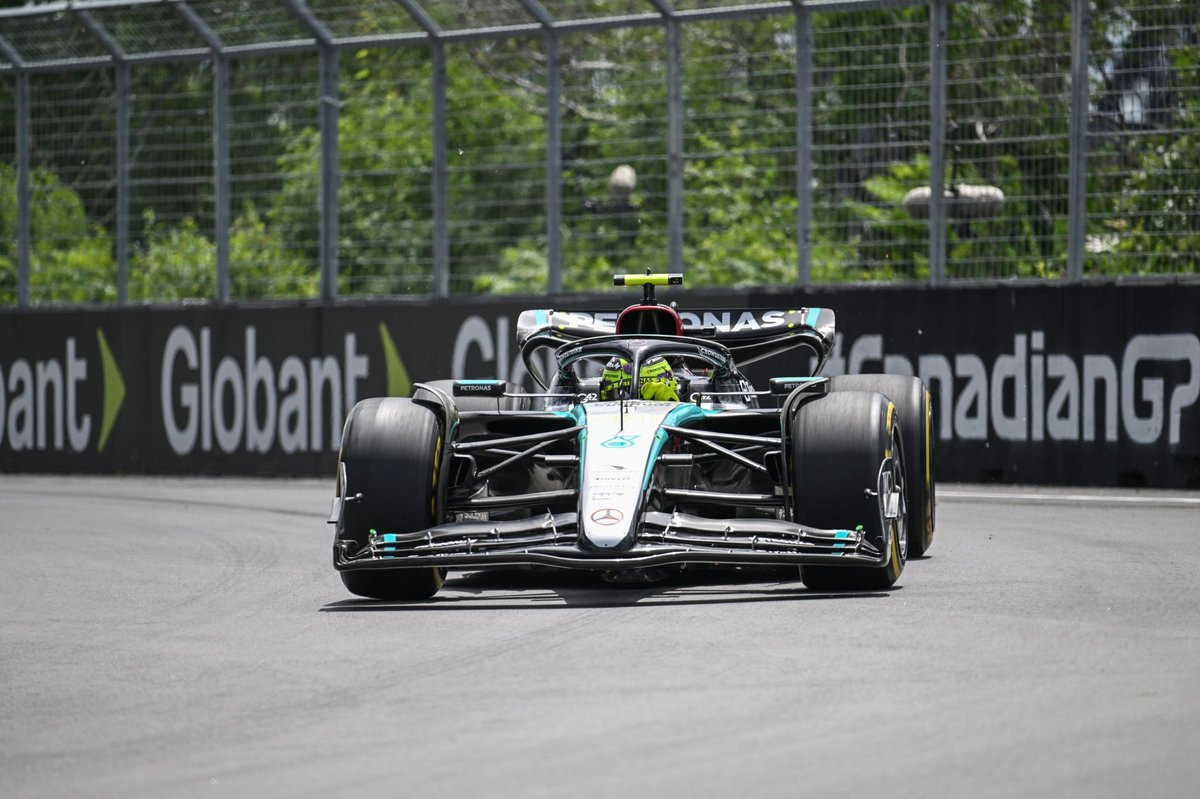 F1 GP de Canadá: Hamilton lidera la FP3, Checo Pérez con problemas en top 10