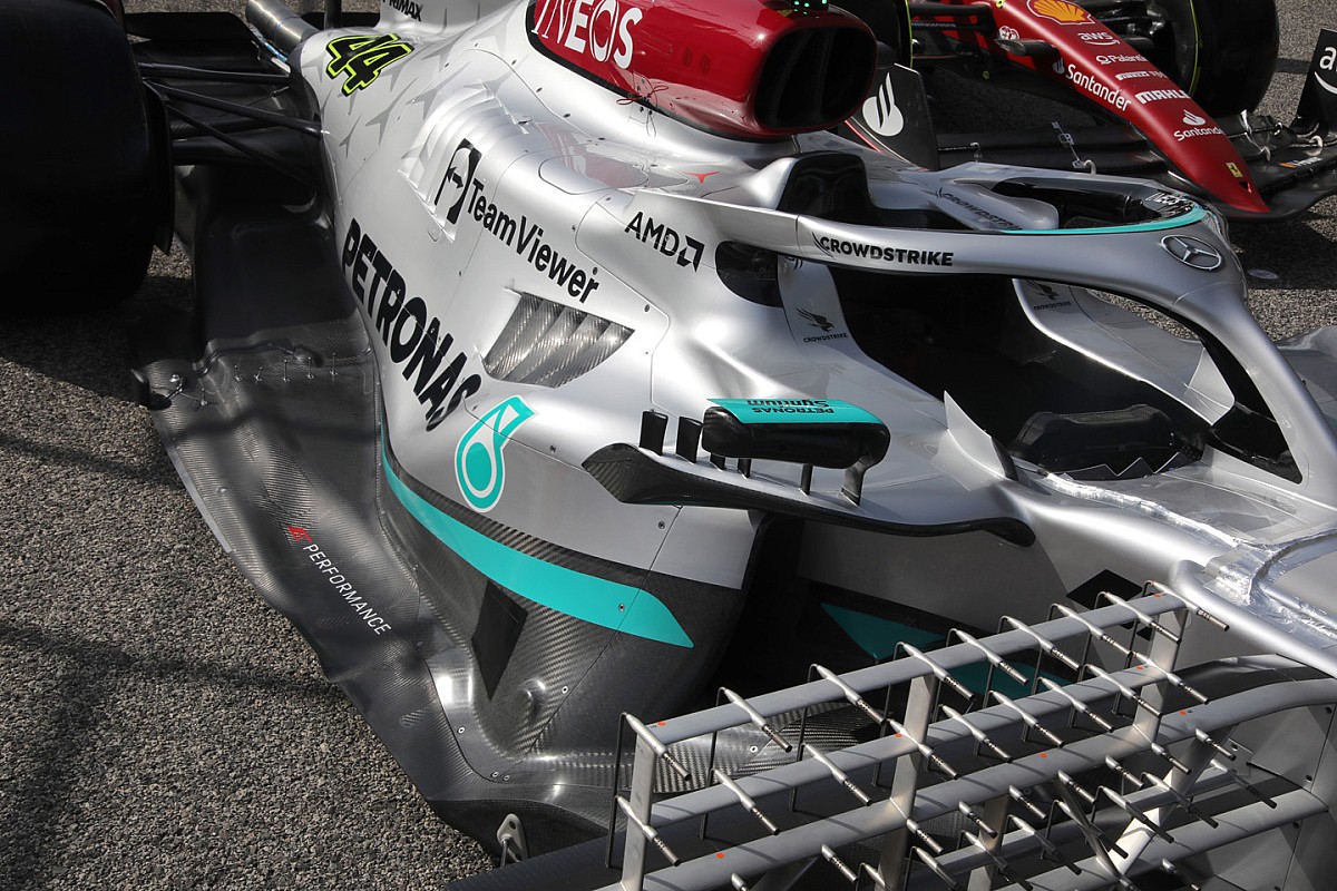 F1: Mercedes surpreende com sidepod inovador em testes do Bahrein
