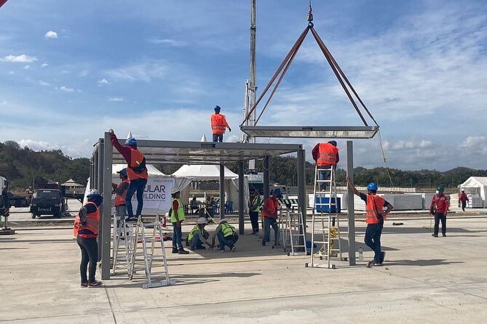 Sirkuit Mandalika Kini Sudah Dilengkapi Pit Building Modular
