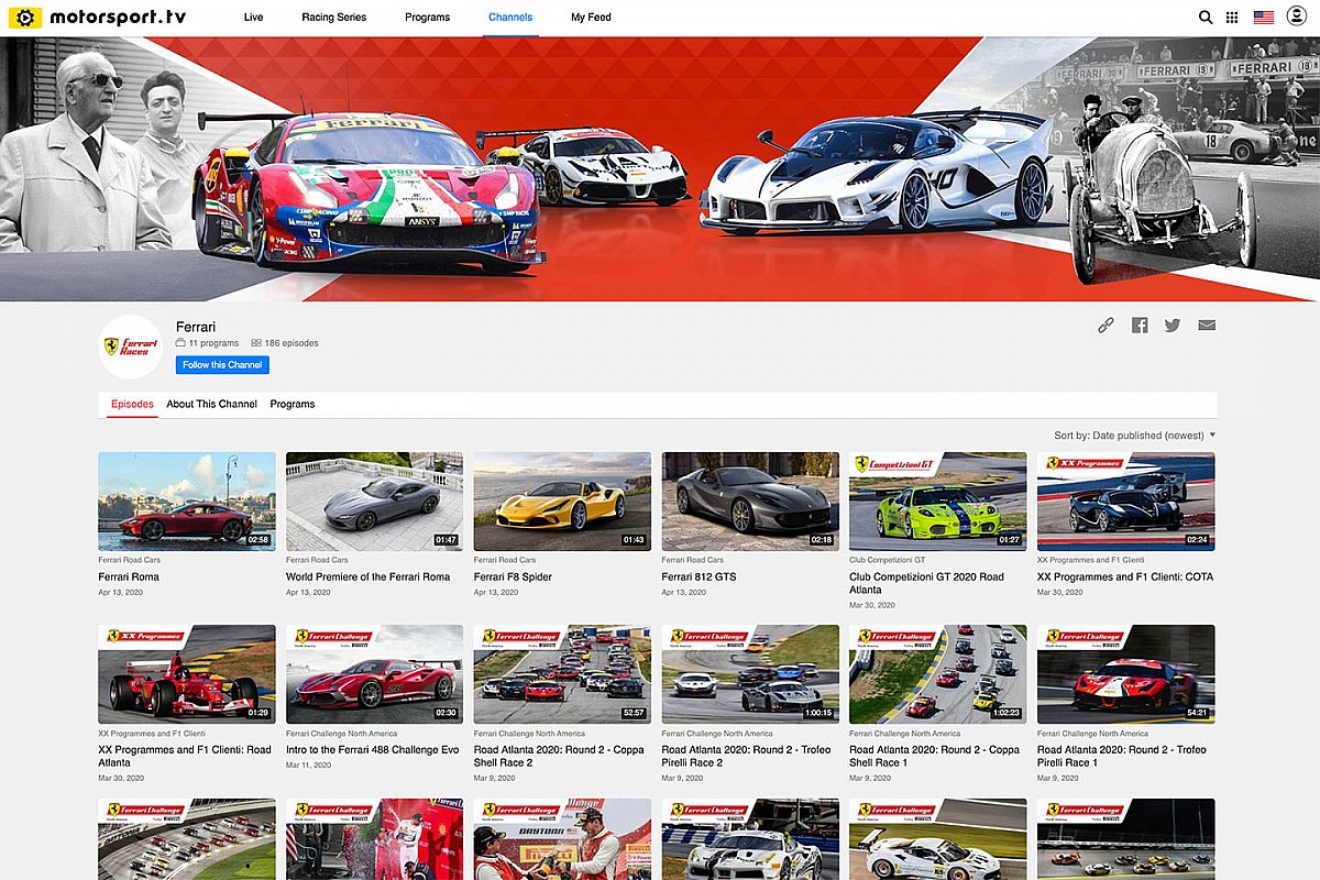 Ferrari, Motorsport.tv ile yeni bir anlaşmaya imza attı