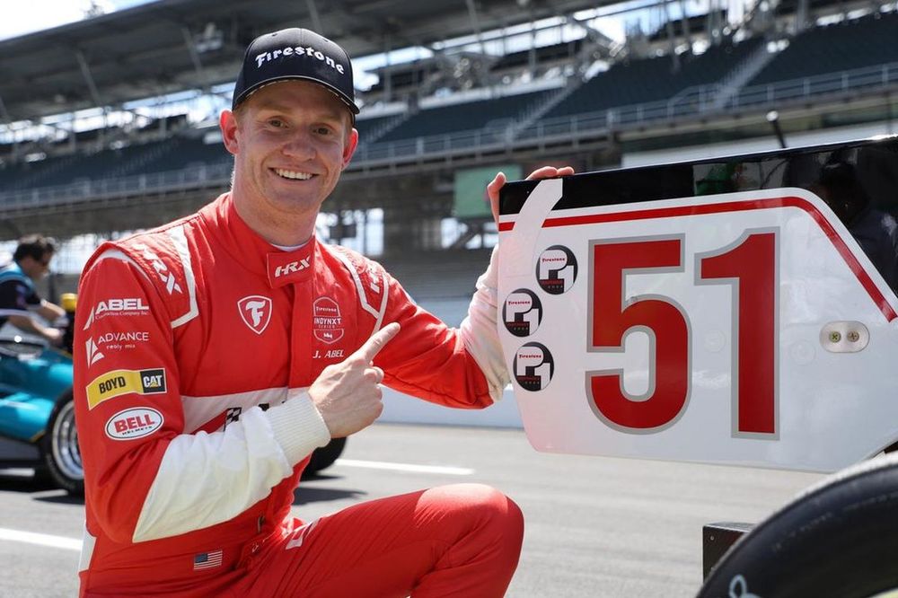 Indy NXT Indy GP: Abel fends off Siegel to win first race of doubleheader