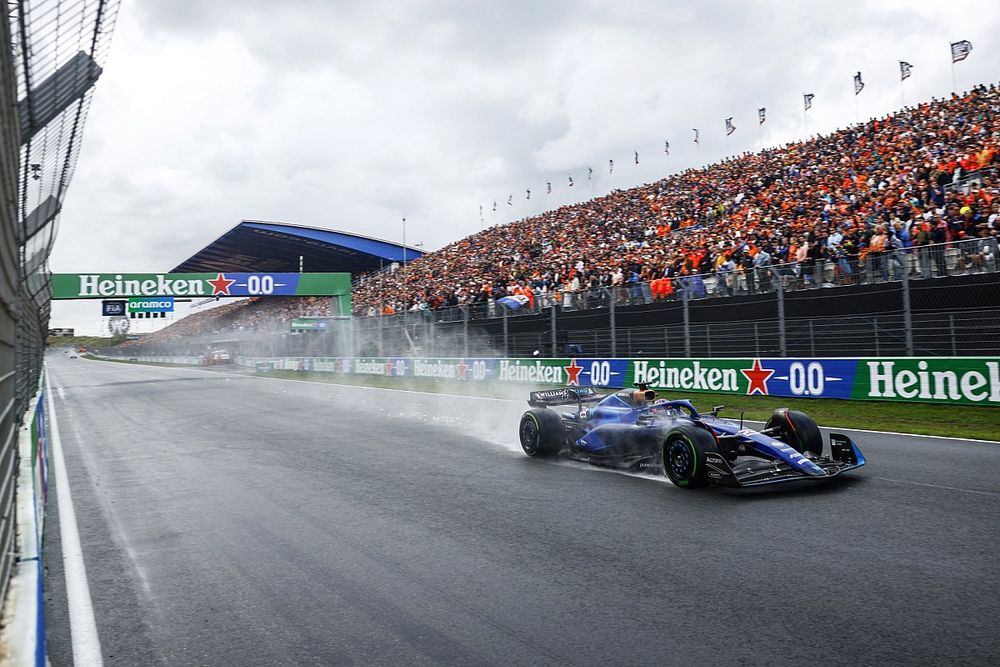 Albon: Williams F1 straight-line reputation "not true" in Zandvoort