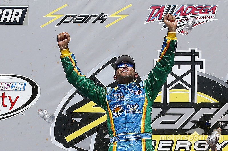 Aric Almirola takes NASCAR Xfinity win at Talladega