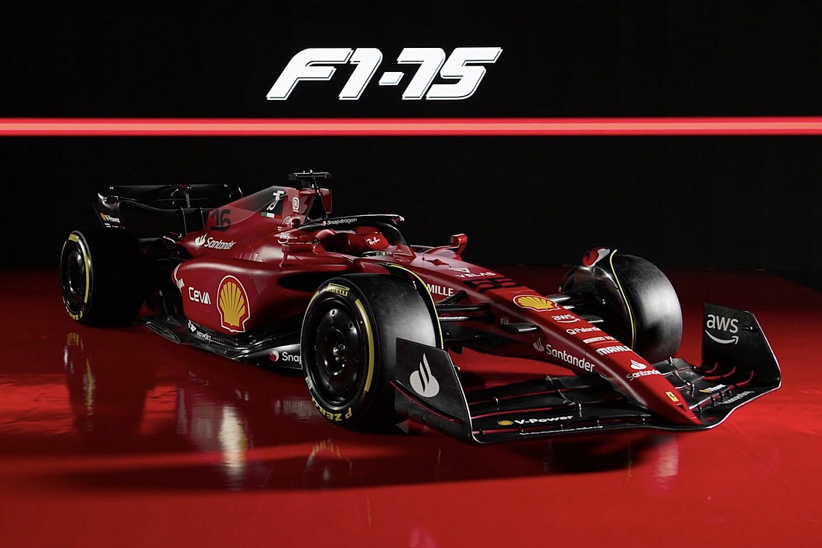 F1: Ferrari revela carro de 2022 e confirma pintura ‘rubro-negra’