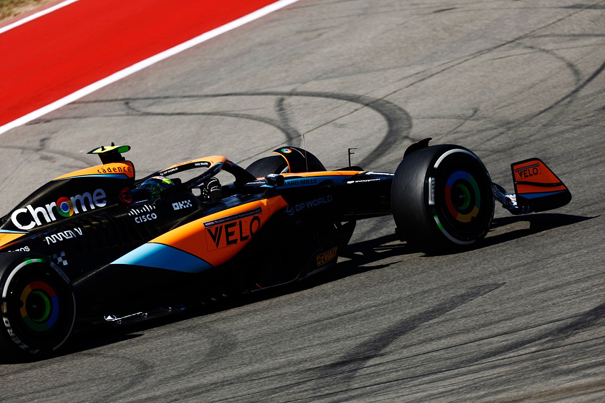 Norris leidt Amerikaanse F1 GP: "Maar ik hield het niet vol"