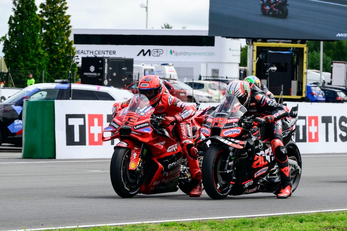 Parrilla de salida del GP de República Checa (Brno) de MotoGP: filas y ...