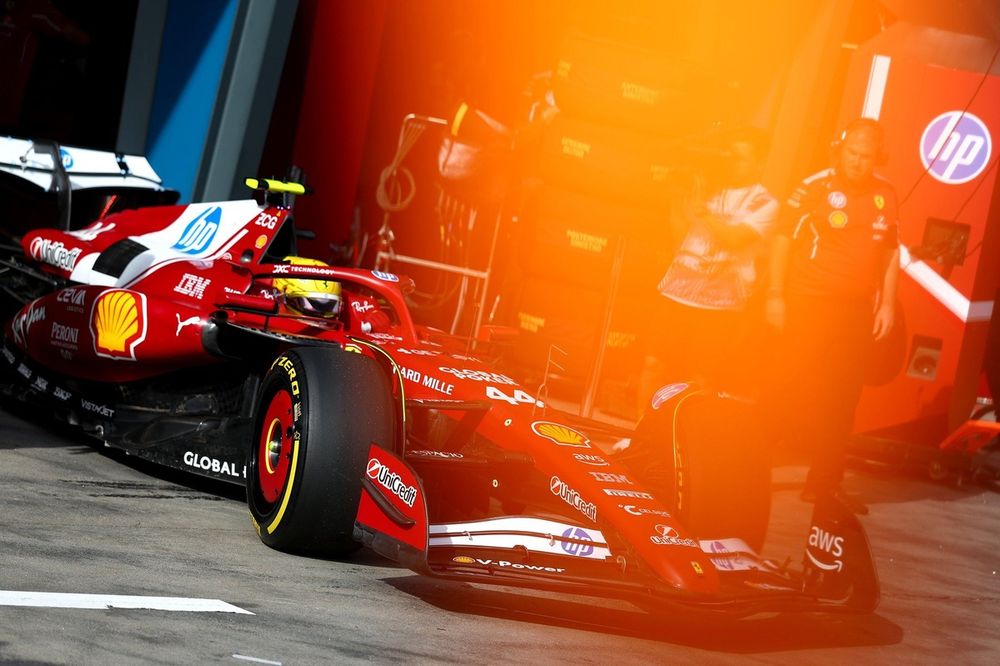 F1 | Hamilton: "Ho sentito la SF-25 diversa e mi sono adattato ...