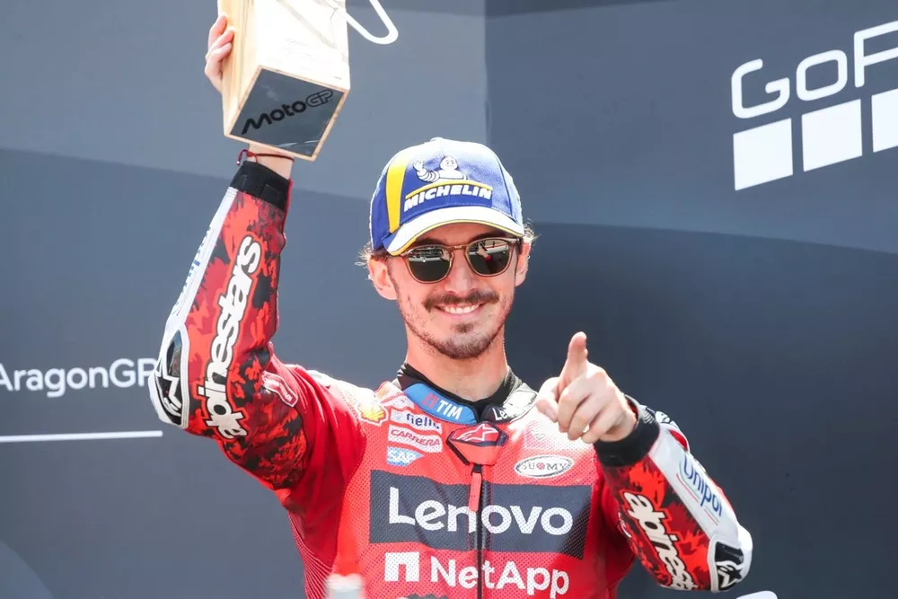 Ducati reveals the “simple” change introduced to help Pecco Bagnaia in ...
