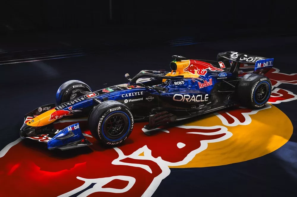 Red Bull reveals refreshed 2026 F1 livery at Detroit launch
