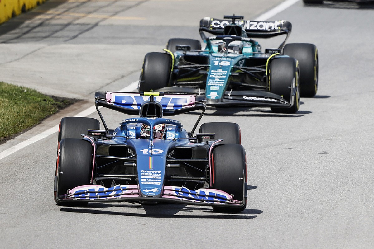 Alpine vuelve a la "tierra" por el progreso de Aston Martin F1