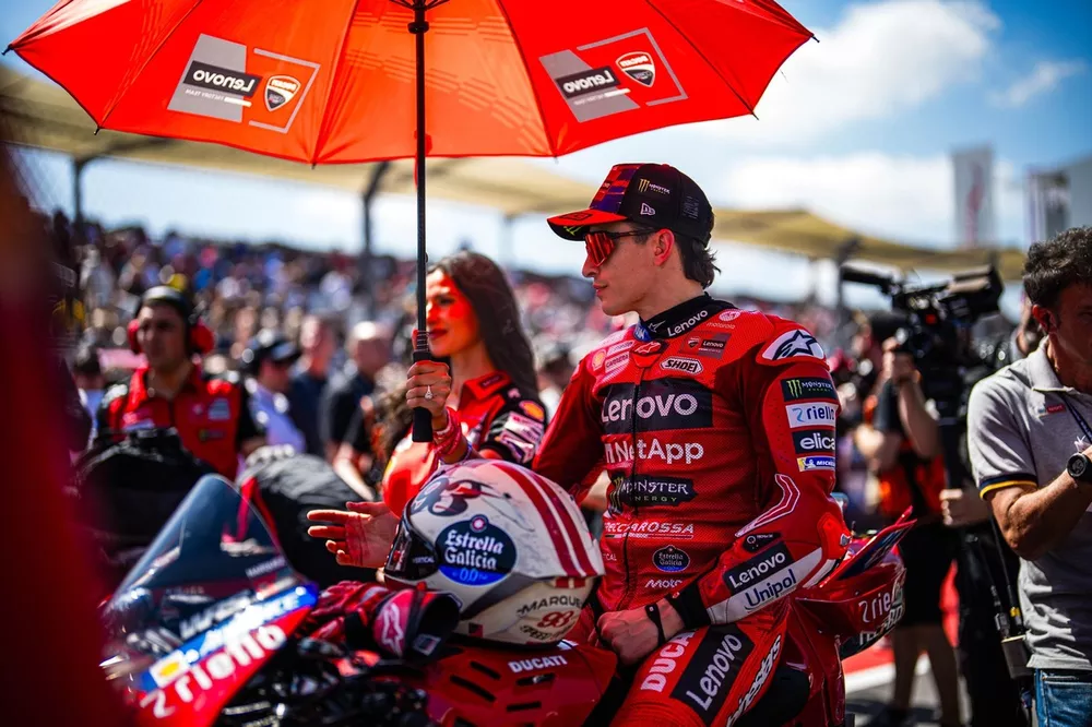 Watch: Rain causes chaos at the start of the MotoGP Americas GP in Austin