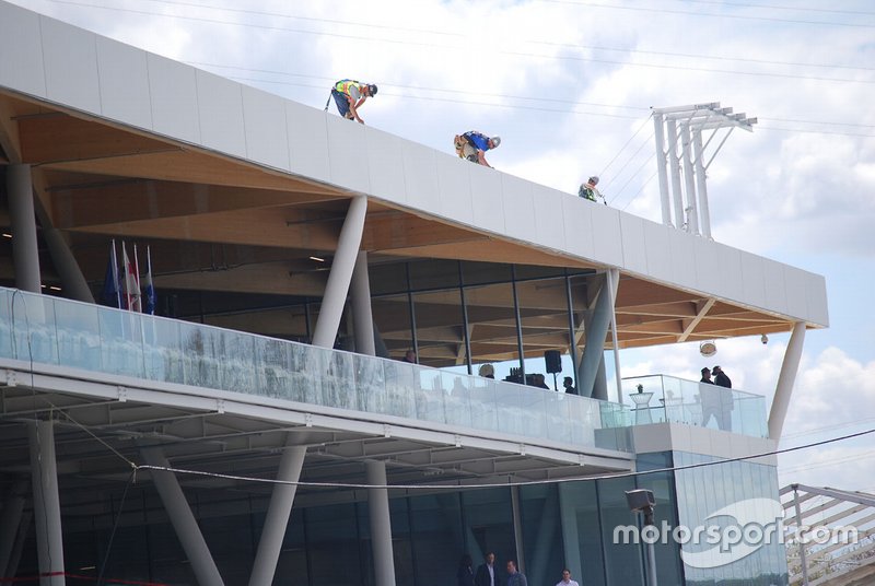 Listo el nuevo edificio de pits en Montreal