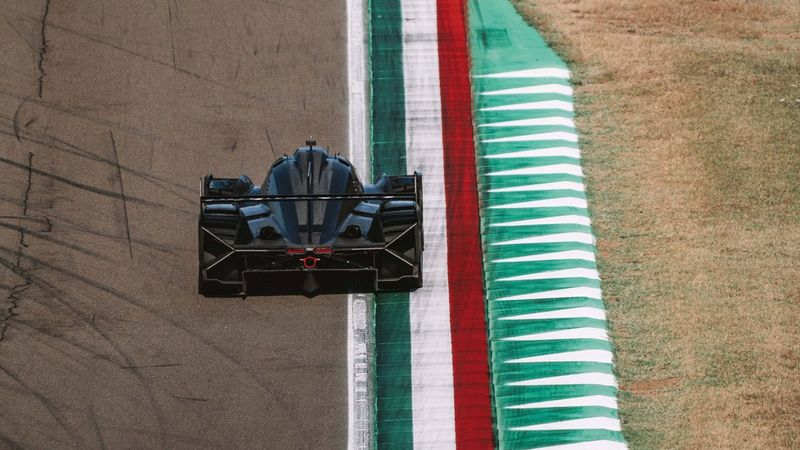 Lamborghini's LMDh car hits the track for the first time