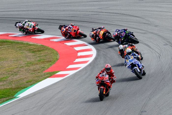 MotoGP Catalan GP: Alex Marquez fends off Marc to take second career win