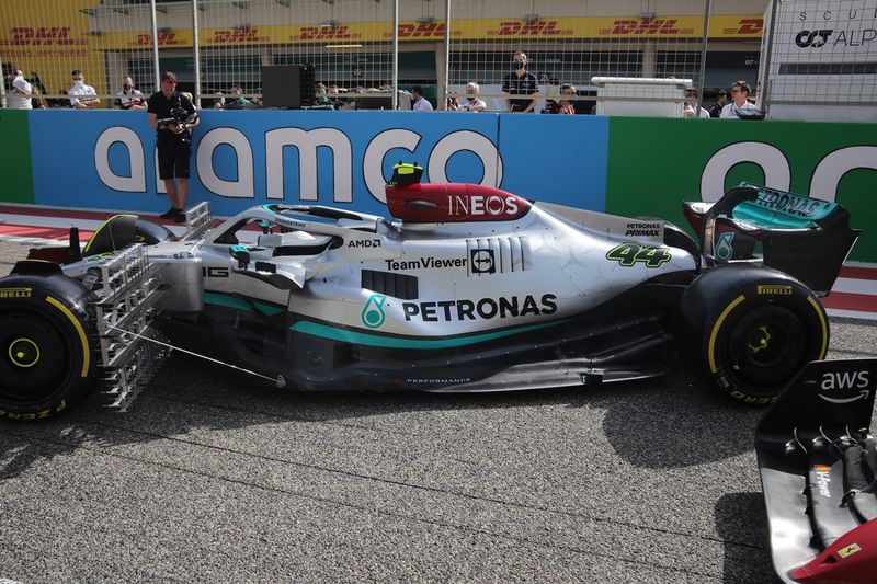 Mercedes unveils bold F1 sidepod design in Bahrain test
