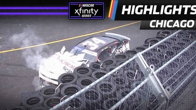 Custer takes Stage 1 as Andre Castro wrecks - NASCAR XFINITY Videos