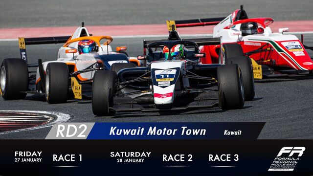 Live - Round 2: Kuwait Motor Town - Race 1 - Formula 4 Videos