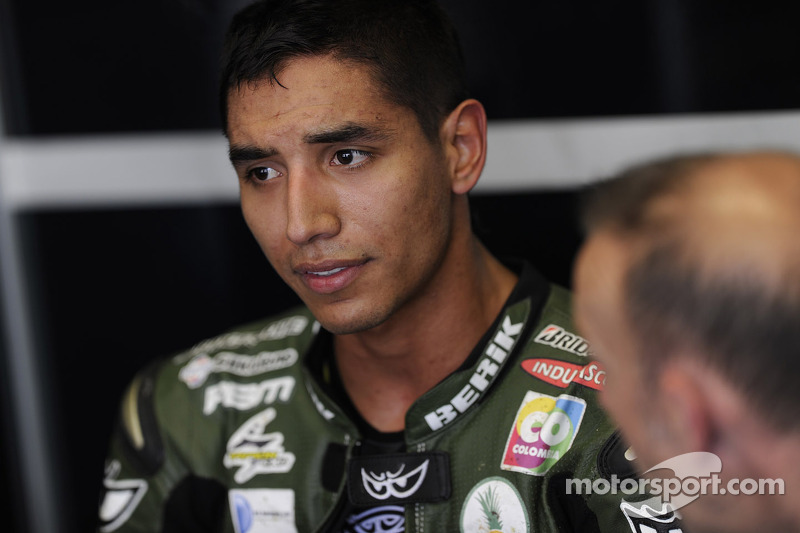 Yonny Hernandez on the sixth row at Sepang