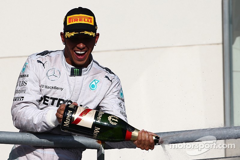 Hamilton took his third United States GP victory after a tense battle ...