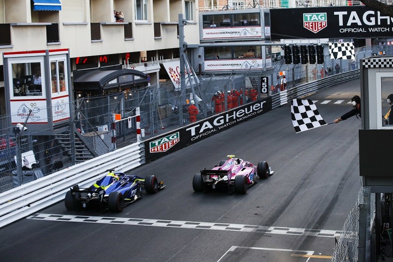 Monaco F2: Hubert takes first win in photo finish with Deletraz
