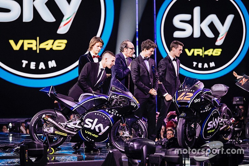 Lo Sky Racing Team VR46 svela le nuove livree alla finale di X Factor