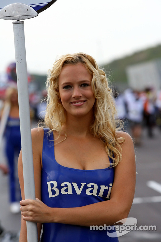 Grid girl at Zandvoort
